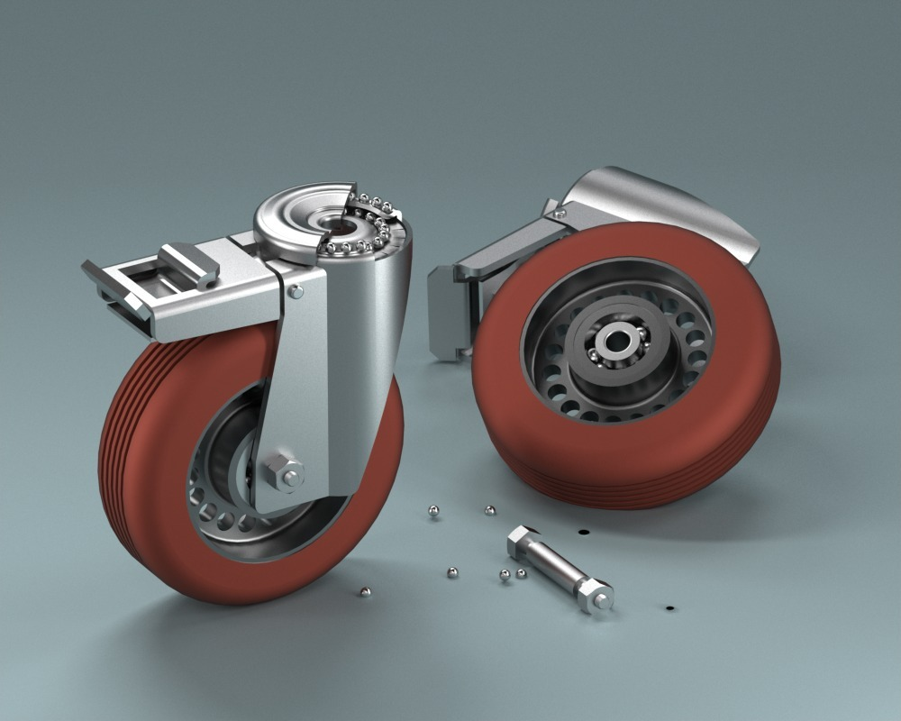 Free 3D file Caster 127 created in PARTsolutions software 🛞・Design to ...