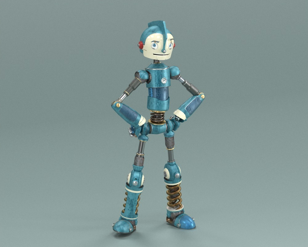 🤖 Robot Rodney created in PARTsolutions・Free 3D File for ・Cults