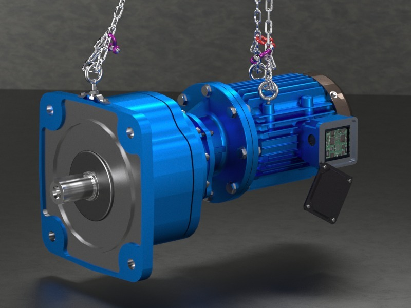 Free 3D file Gear Motor - Flange Mount created in PARTsolutions ⚙️ ・3D ...