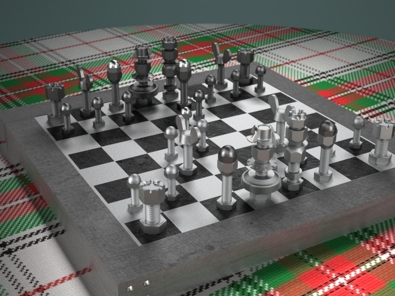 Free 3D file Screw-Nut Chess created in PARTsolutions ♟️・3D printing ...