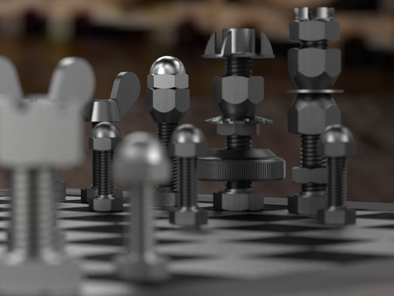 Free 3D file Screw-Nut Chess created in PARTsolutions ♟️・3D printing ...