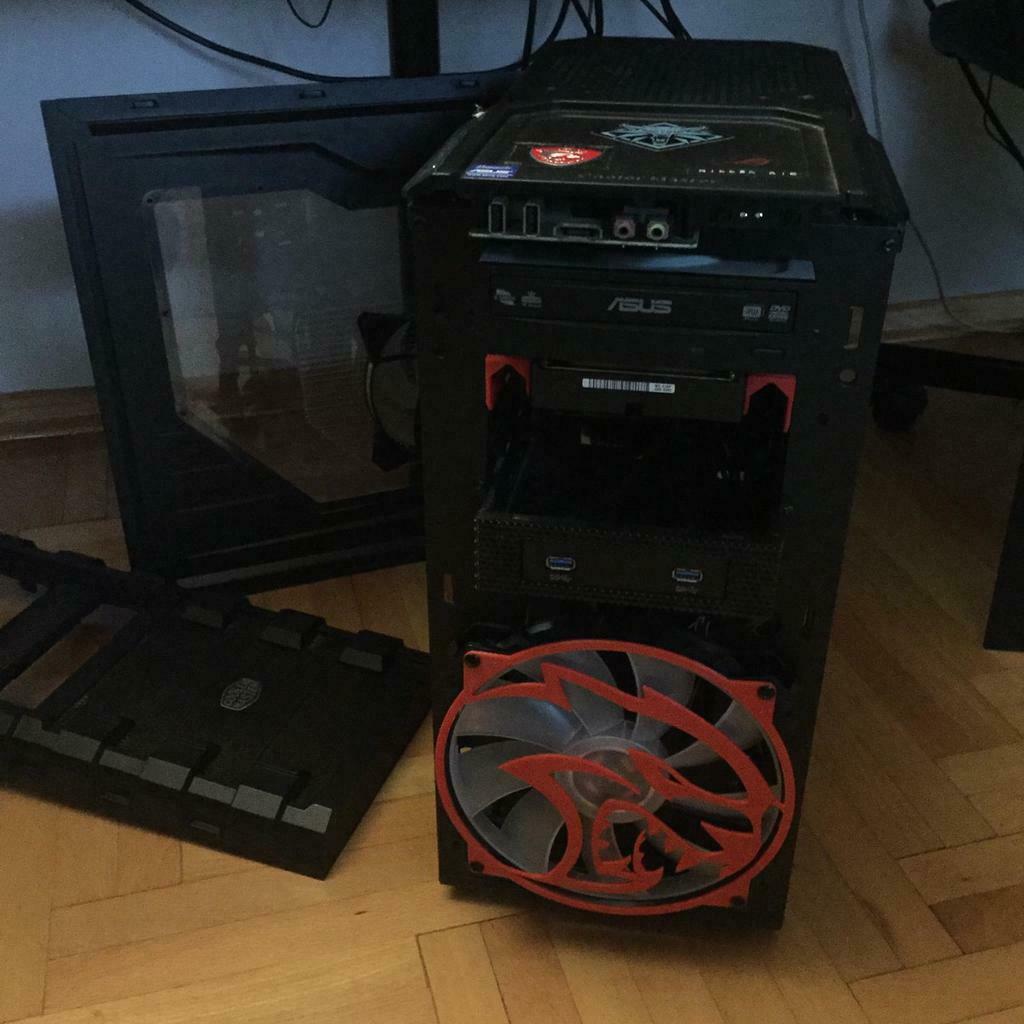 Free STL file Cooler Master Hellcat MasterFan MF200R Fan Cover 🧞‍♂️ ・3D ...