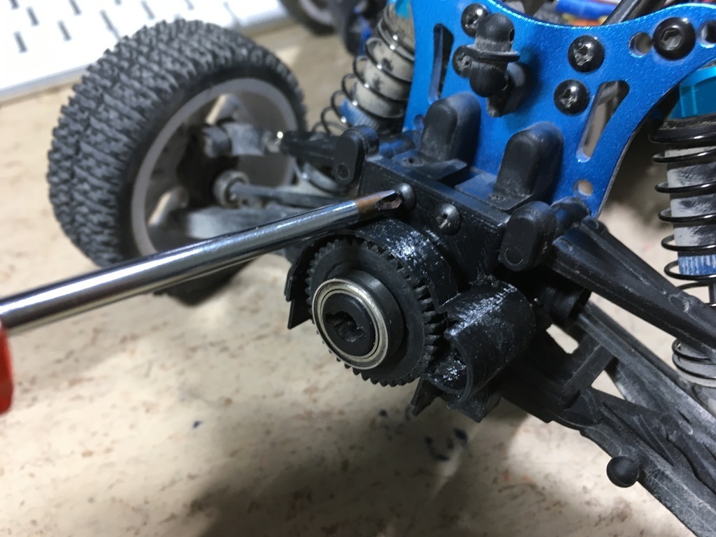 Free 3D file Gearbox Cover for ZD Racing RAPTORS BX-16 Brushless 4WD ...