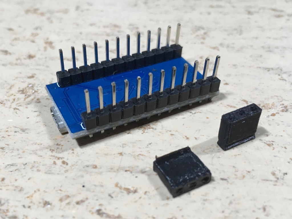 Free 3D file Dust protection cover for 0.1" pin headers 🌬️ ・3D printing ...