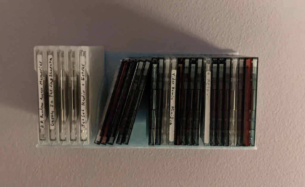 Fichier 3D gratuit Rangement mural Basic MD (MiniDisc) 🧰 ・Modèle à ...