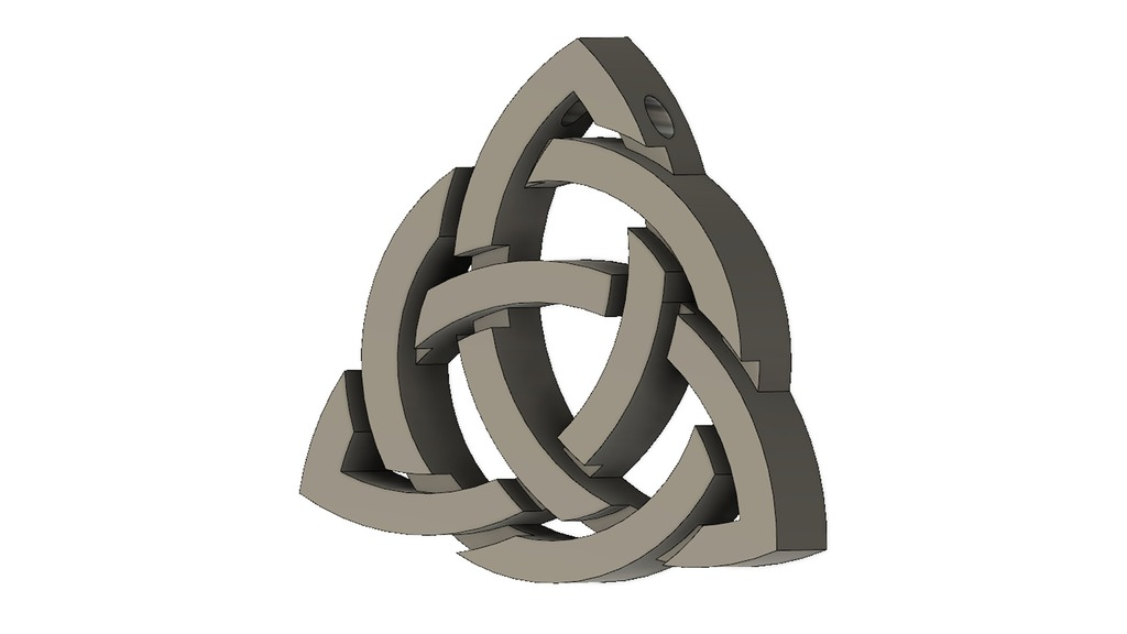🪢 Celtic Knot Pendant・Free 3D File for ・Cults