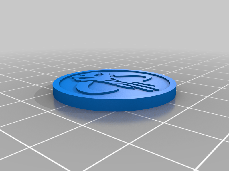 🪙 Mandalorian Mythosaur Coin / Token・Free 3D File for ・Cults