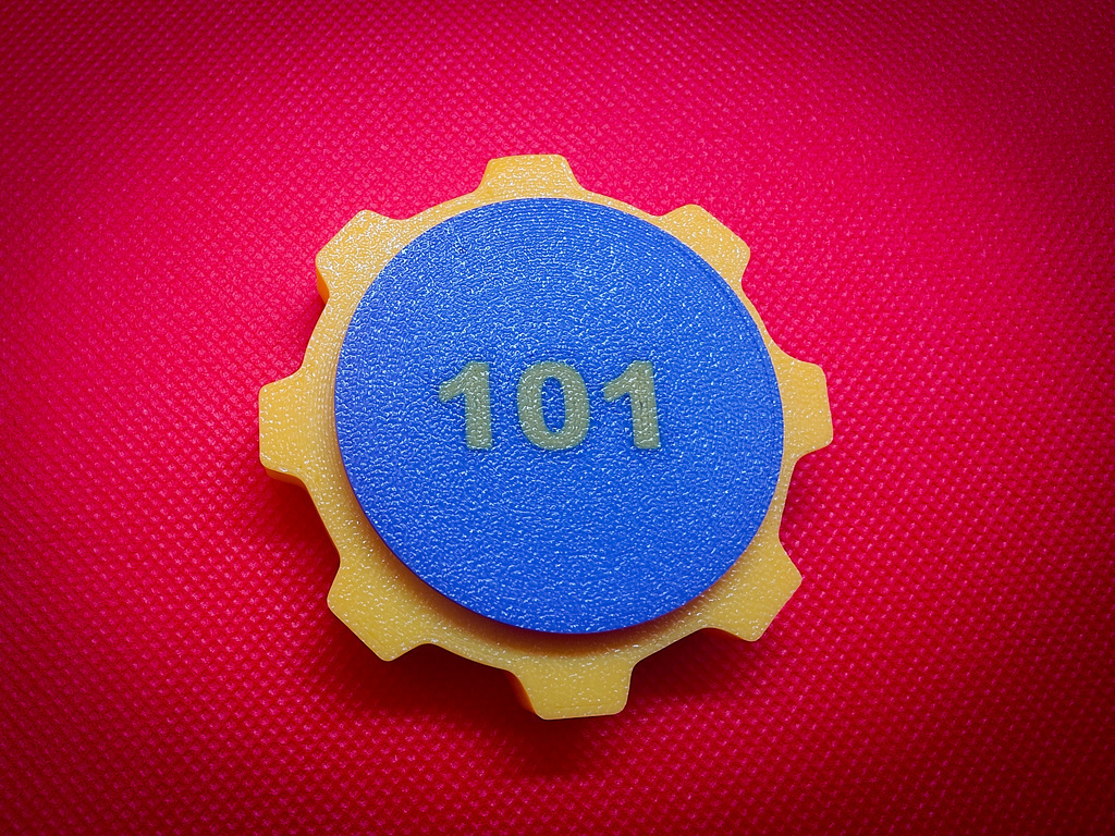 👌 Fallout Vault Number Fidget Toys・Free 3D File for ・Cults