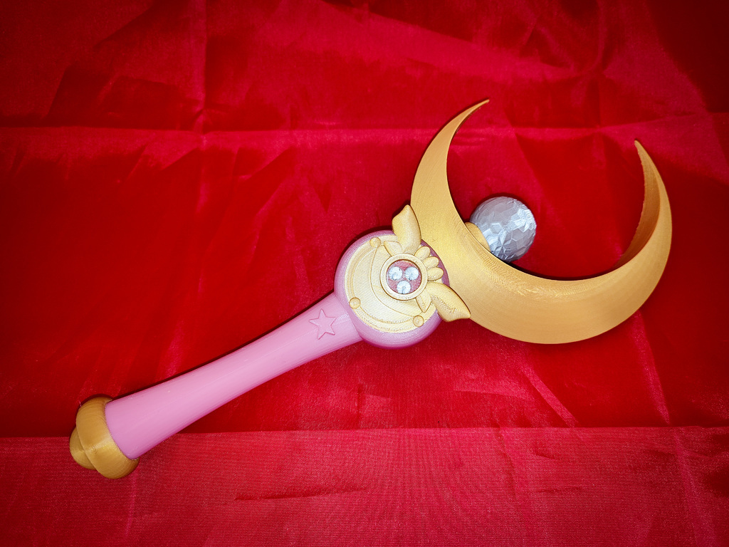 🌙 Sailor Moon Moon Stick・Free STL File for 3D printing・Cults