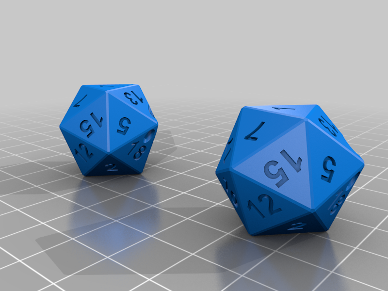 🎲 D20 Dice - Dungeons and Dragons Earrings・Free STL File for 3D ...