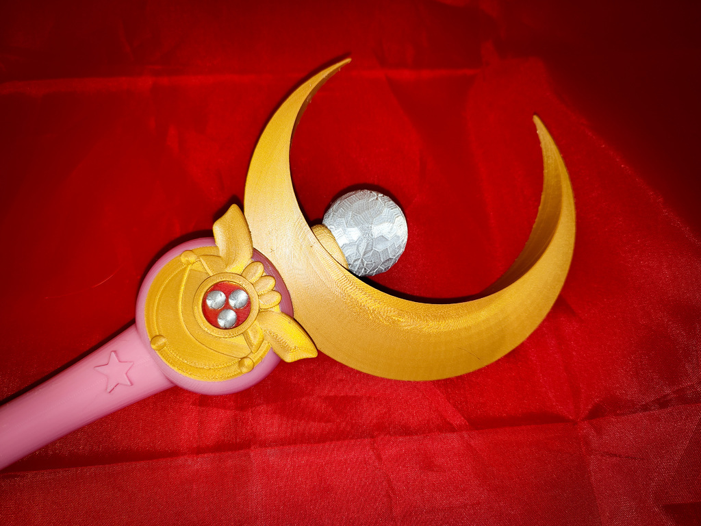 🌙 Sailor Moon Moon Stick・Free STL File for 3D printing・Cults