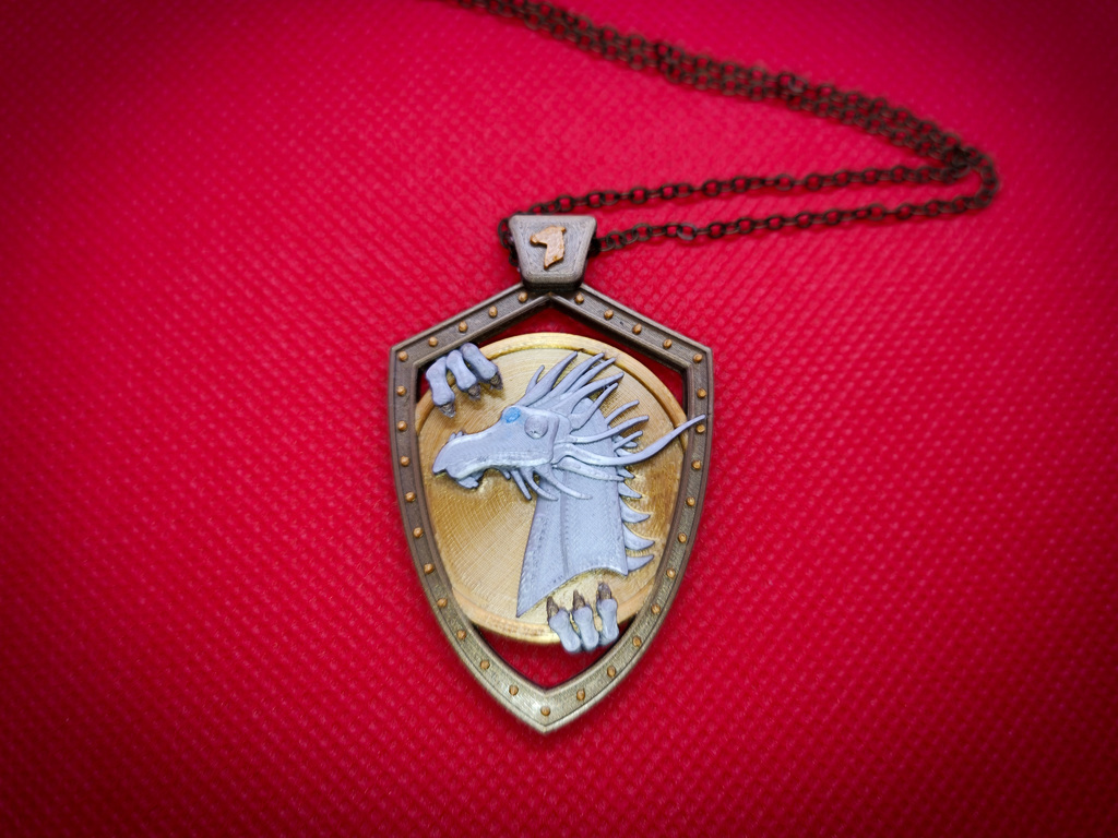 🐉 Dragon Amulet・Free 3D File for ・Cults