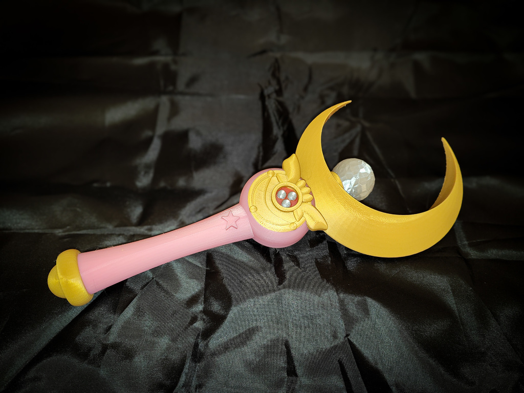 🌙 Sailor Moon Moon Stick・Free STL File for 3D printing・Cults