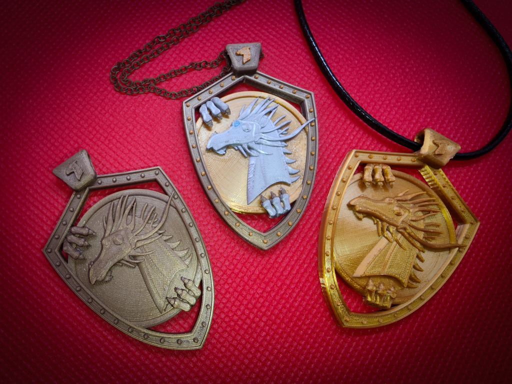 🐉 Dragon Amulet・Free 3D File for ・Cults