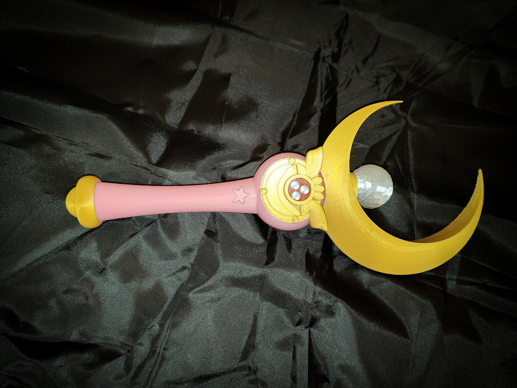 🌙 Sailor Moon Moon Stick・Free STL File for 3D printing・Cults