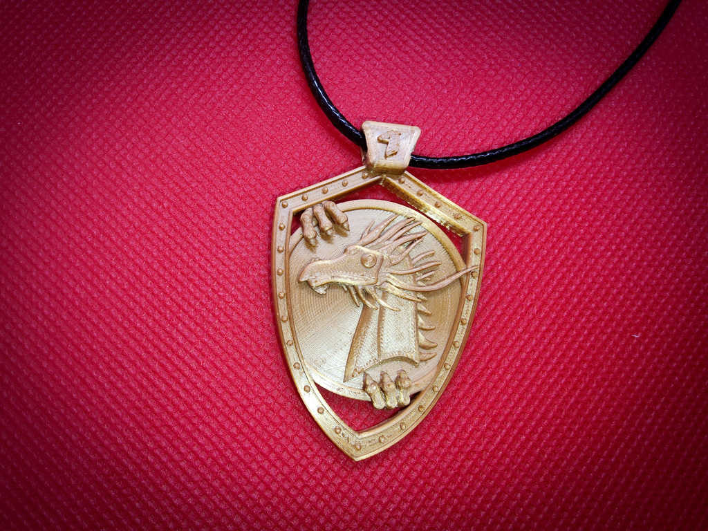 🐉 Dragon Amulet・Free 3D File for ・Cults