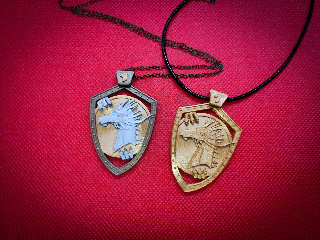 🐉 Dragon Amulet・Free 3D File for ・Cults