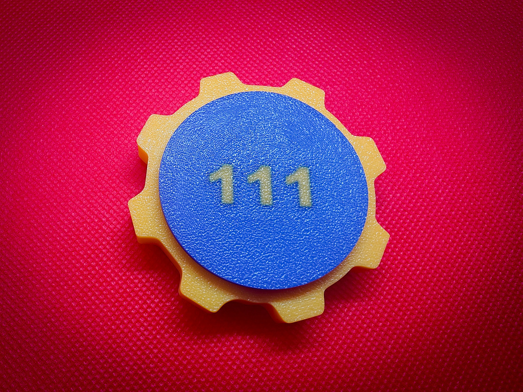 👌 Fallout Vault Number Fidget Toys・Free 3D File for ・Cults