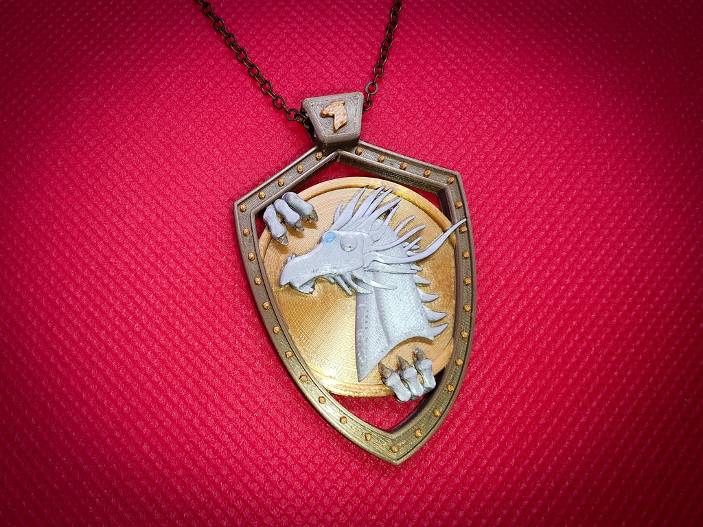 🐉 Dragon Amulet・Free 3D File for ・Cults