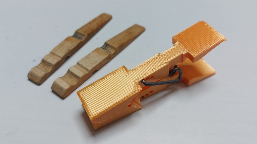 Free 3D file Bag clip (with repurposed clothespin spring) 🔪 ・Object to ...