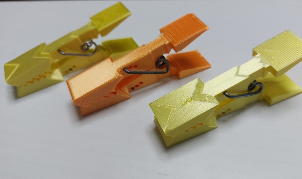 Free 3D file Bag clip (with repurposed clothespin spring) 🔪 ・Object to ...