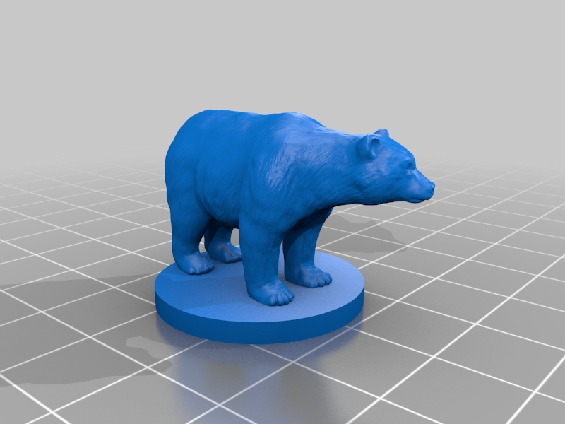🐻 black bear・Free 3D File for ・Cults