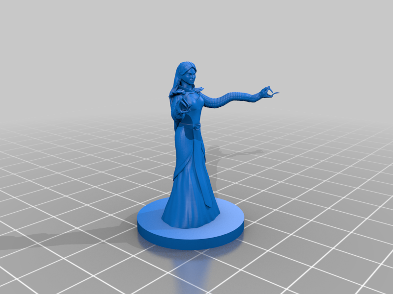 ♀️ Yuan-ti Malison Type 2 female・Free 3D File for ・Cults