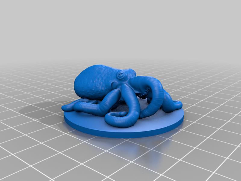 🐙 giant octopus・Free 3D File for ・Cults