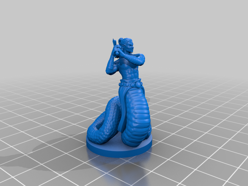 🧞‍♂️ Yuan-ti Malison type 3・Free 3D File for ・Cults