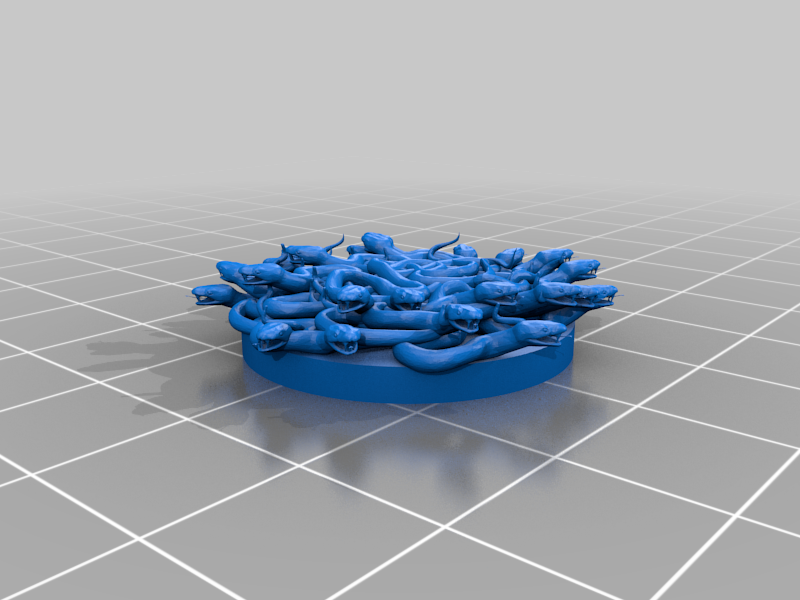 Free 3D file Swarm of Poisonous Snakes 🧞‍♂️ ・3D printable design to download・Cults