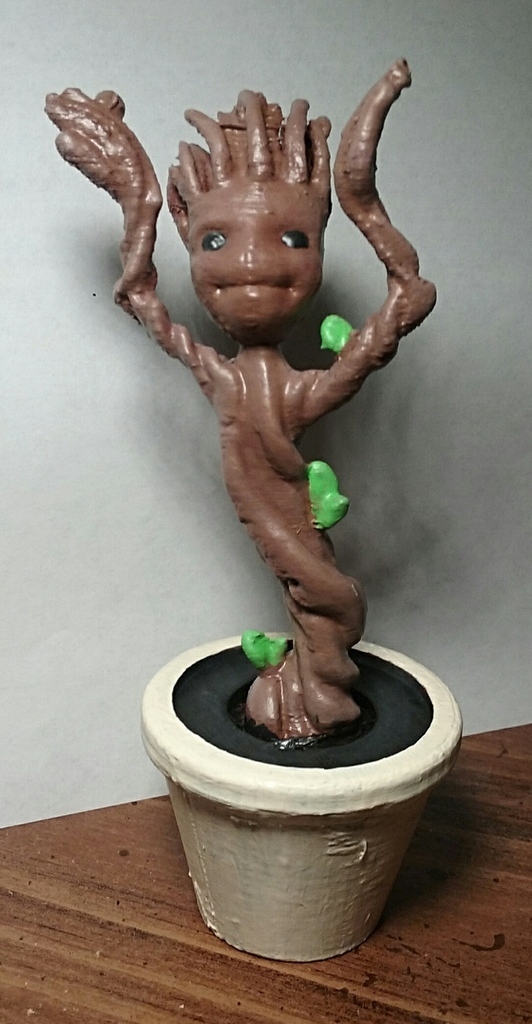 3D printable Dancing Groot・Cults