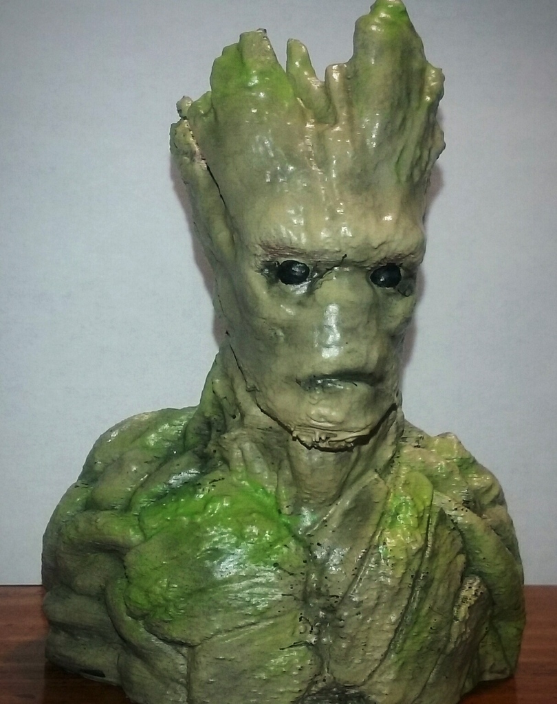 3D printing Groot Bust Sculpture・Cults