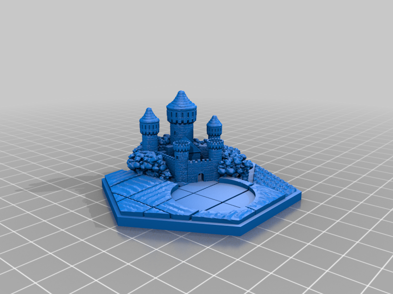 🏰 Grain tile for Settlers of Catan, Castle・Free STL File for 3D ...