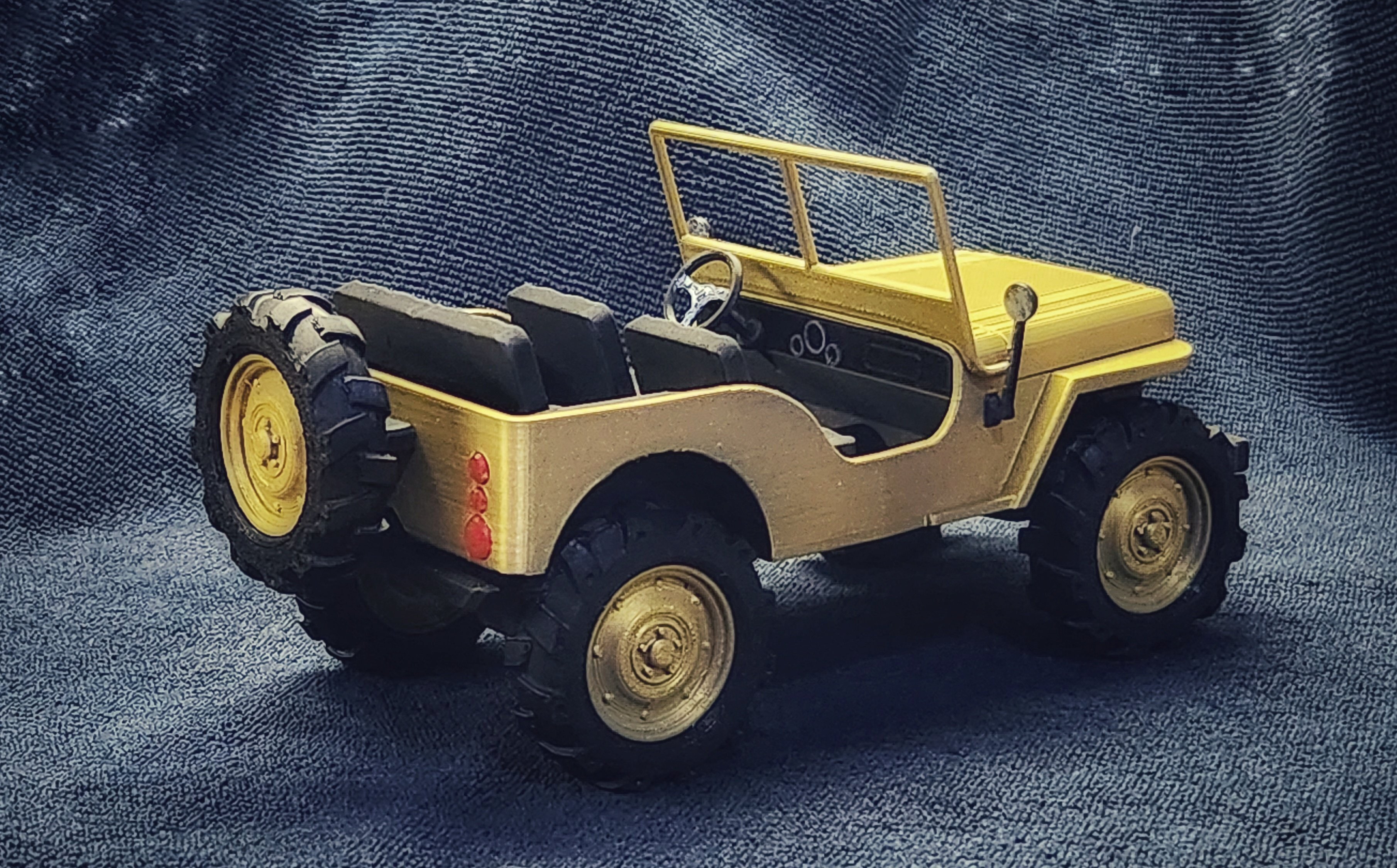 3D printable WILLYS JEEP original style - Full model kit・Cults