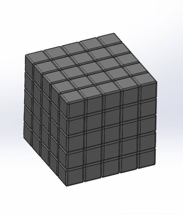 👌 5 X 5 Rubik's Cube・Free 3D File for ・Cults