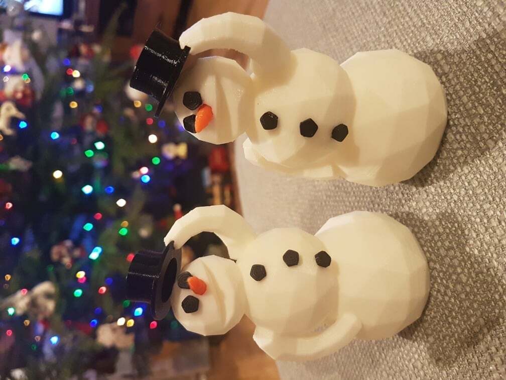 3D printable Snowman・Cults
