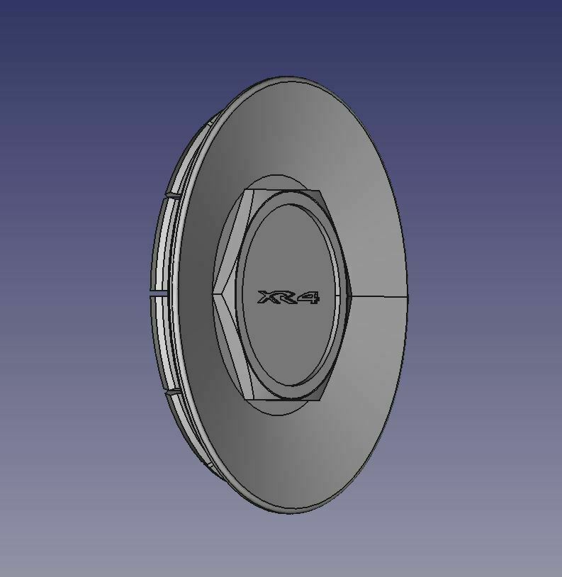 🚙 Ford XR4 (ST150) Wheel Centre Cap for 17" Factory Rims・Free 3D File ...