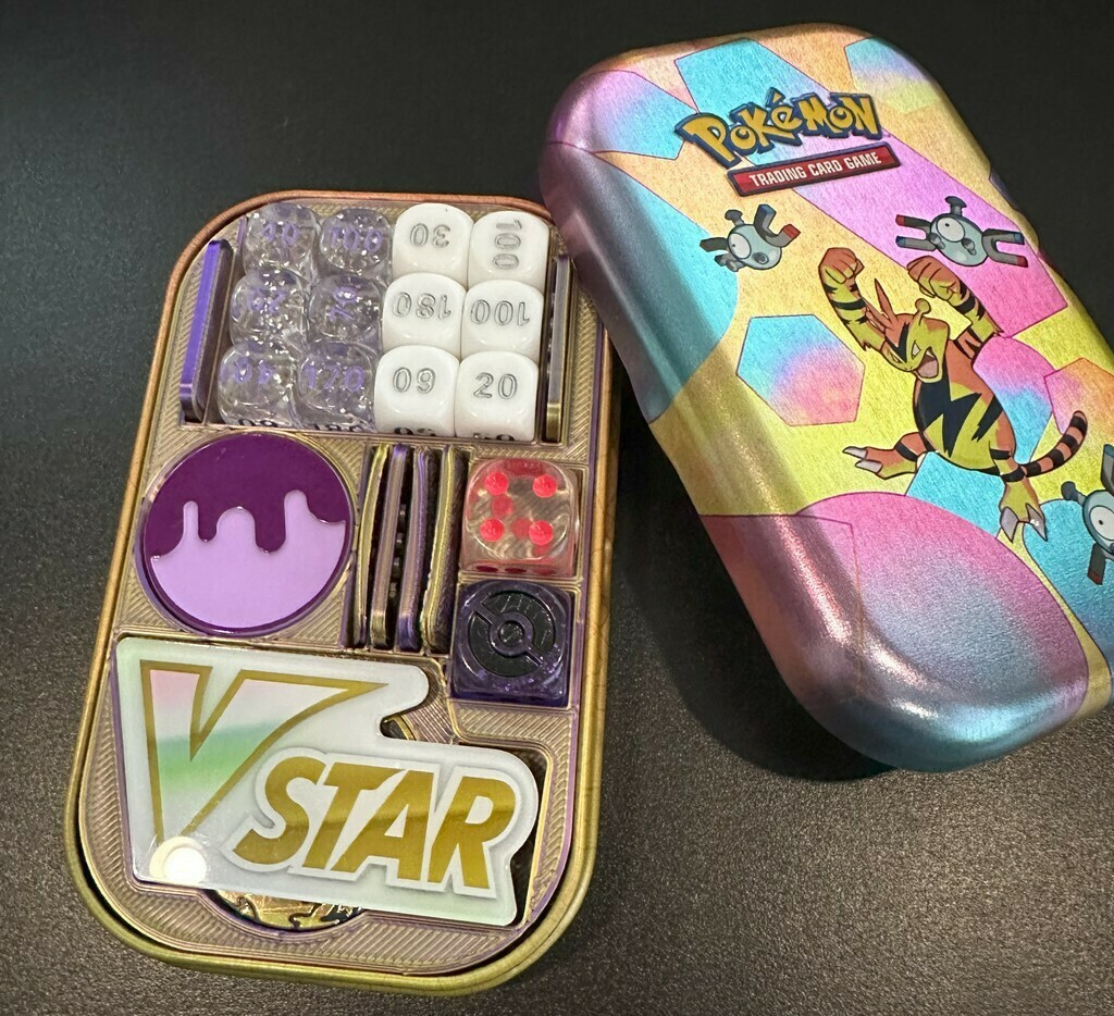 🐉 Caixa de acessórios Pokemon Mini-tin・Arquivo STL Grátis para ・Cults
