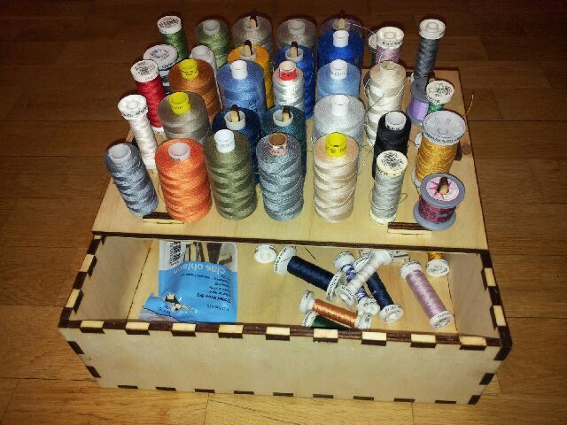 📦 Bobbin holder & box・Free 3D File for 3D printing and CNC machining ...