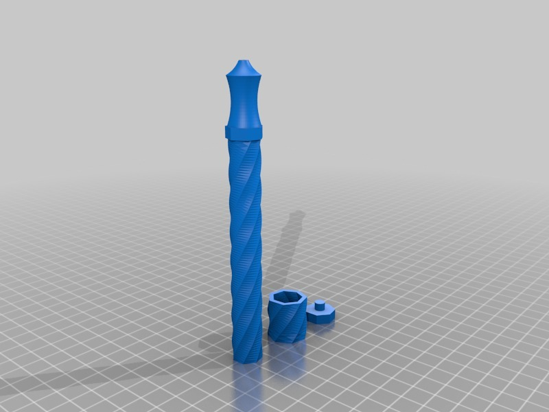 👌 Fidget Twister Pen・Free 3D File for ・Cults