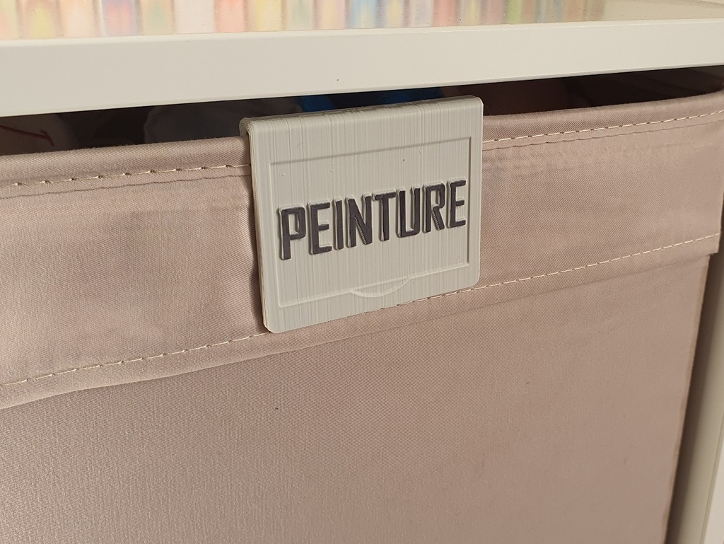 Free 3D file Label clip for Kallax (FR labels) 🏷️ ・3D print design to ...