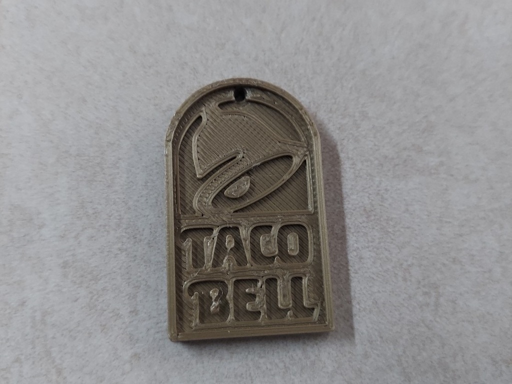 🌮 Taco Bell Keychain・Free 3D File for ・Cults