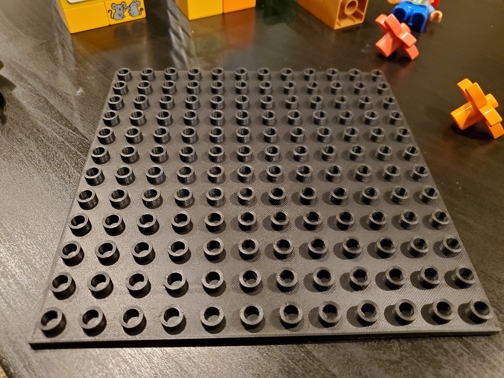 Free 3D file Duplo Base Plate 🏗 ・Design to download and 3D print・Cults