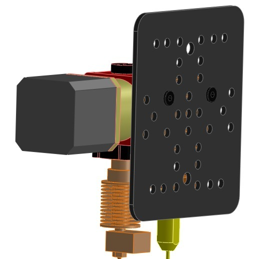 Free 3D file Black Widow Extruder Mount 🧞‍♂️ ・3D printer design to ...