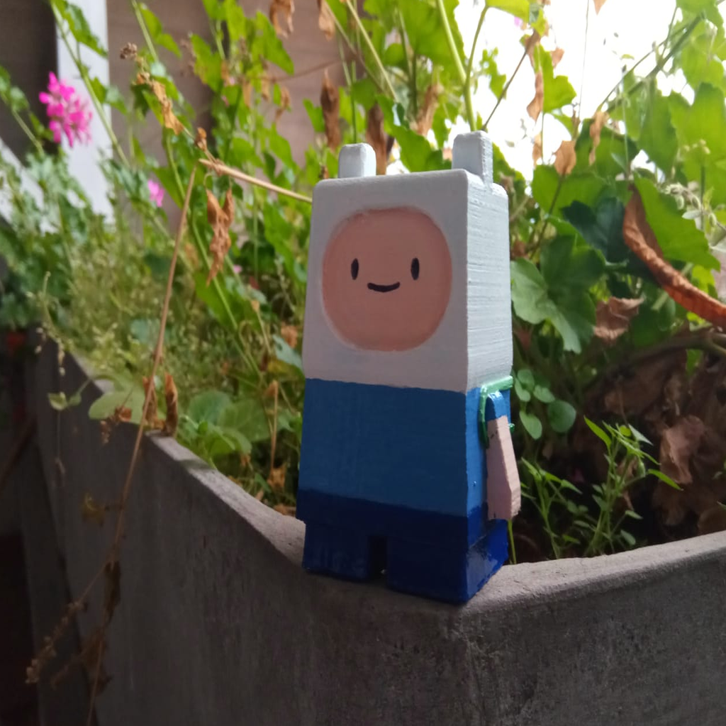 👽 Finn Adventure Time - CUBIC MNI・Free 3D File for ・Cults