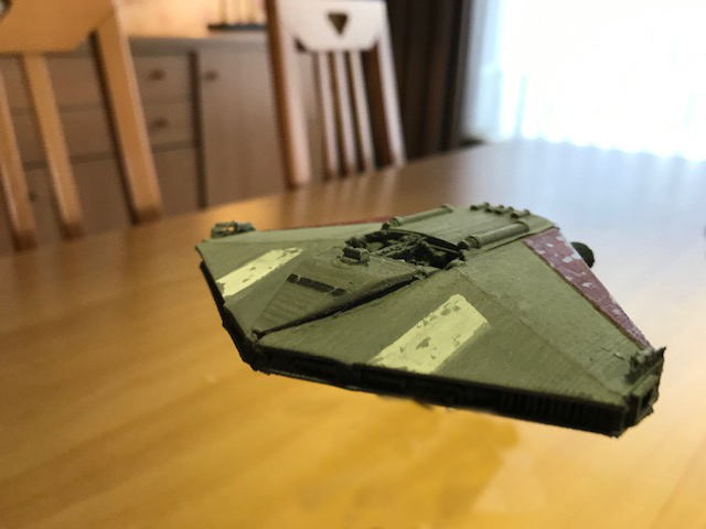 🔺 "Triangle" Ship from Galactica ragtag fleet・Free 3D File for ・Cults