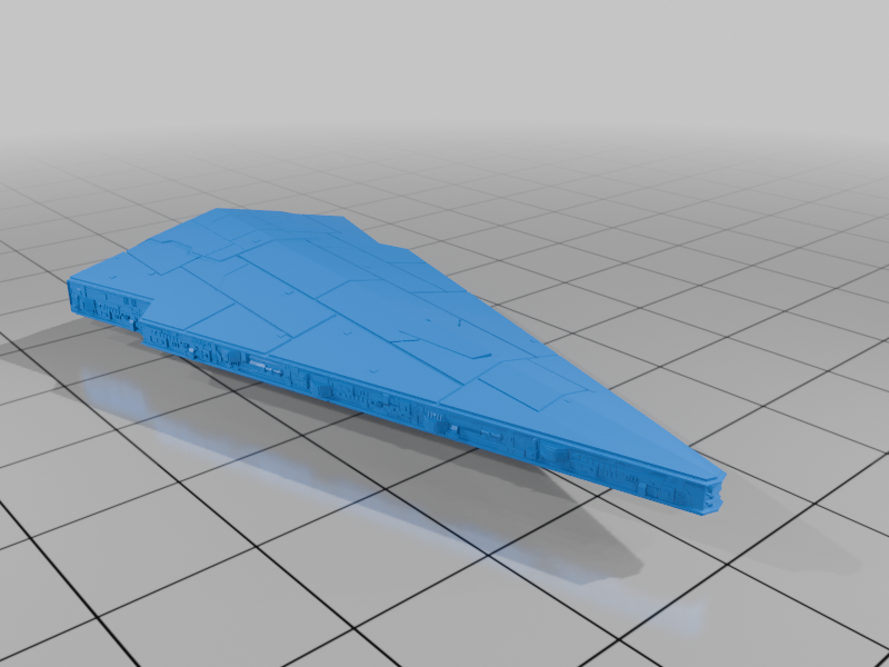 ⭐ Imperial Star Destroyer - Star Wars High Detail・ 3D File for ・Cults