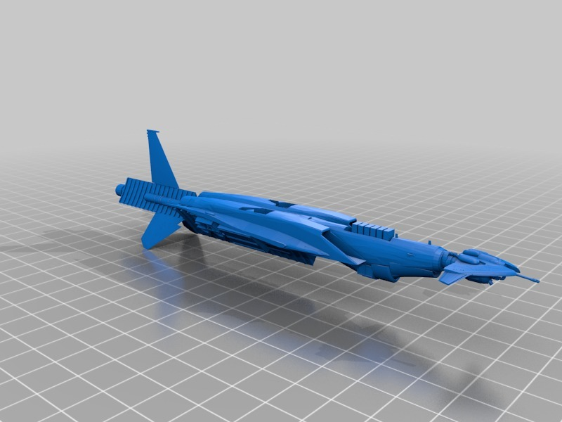 🚢 "F15-cruiser" ship from battlestar galactica ragtag fleet・Free 3D ...