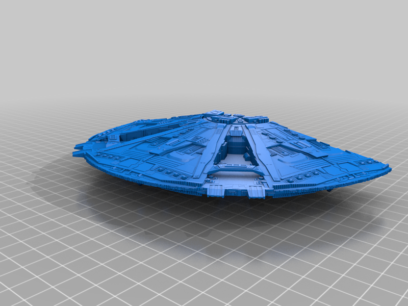 🎲 Cylon Basestar (from Battlestar Galactica TOS)・Free STL File for 3D ...