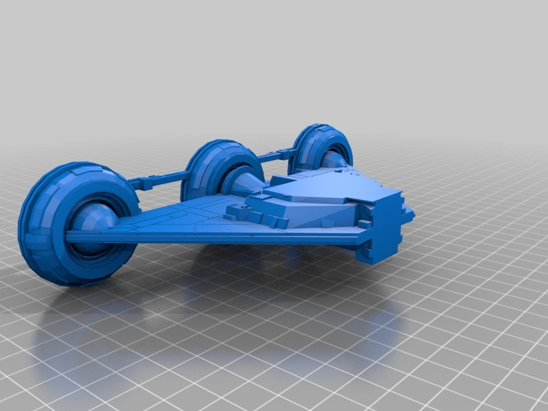 ⭐ Republic Cruiser from Star Wars TPM・Free 3D File for ・Cults